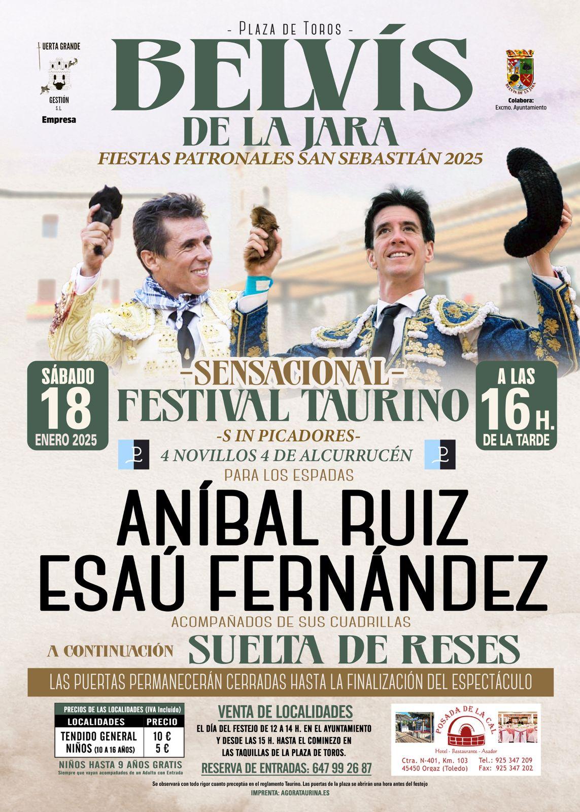Belvís de la Jara programa un festival taurino para el 18 de enero ...
