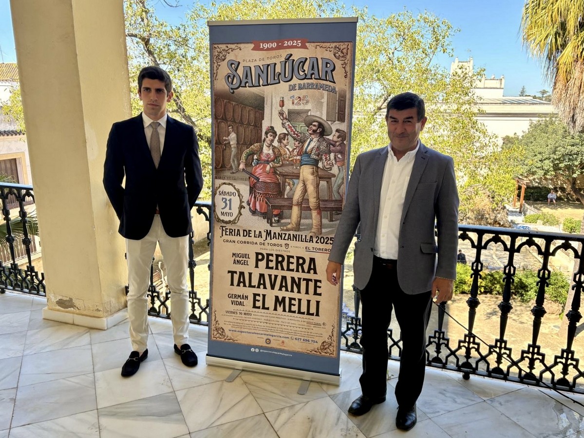 Cartel de lujo para la Feria de la Manzanilla de Sanlúcar - Chicuelinas y Tafalleras
