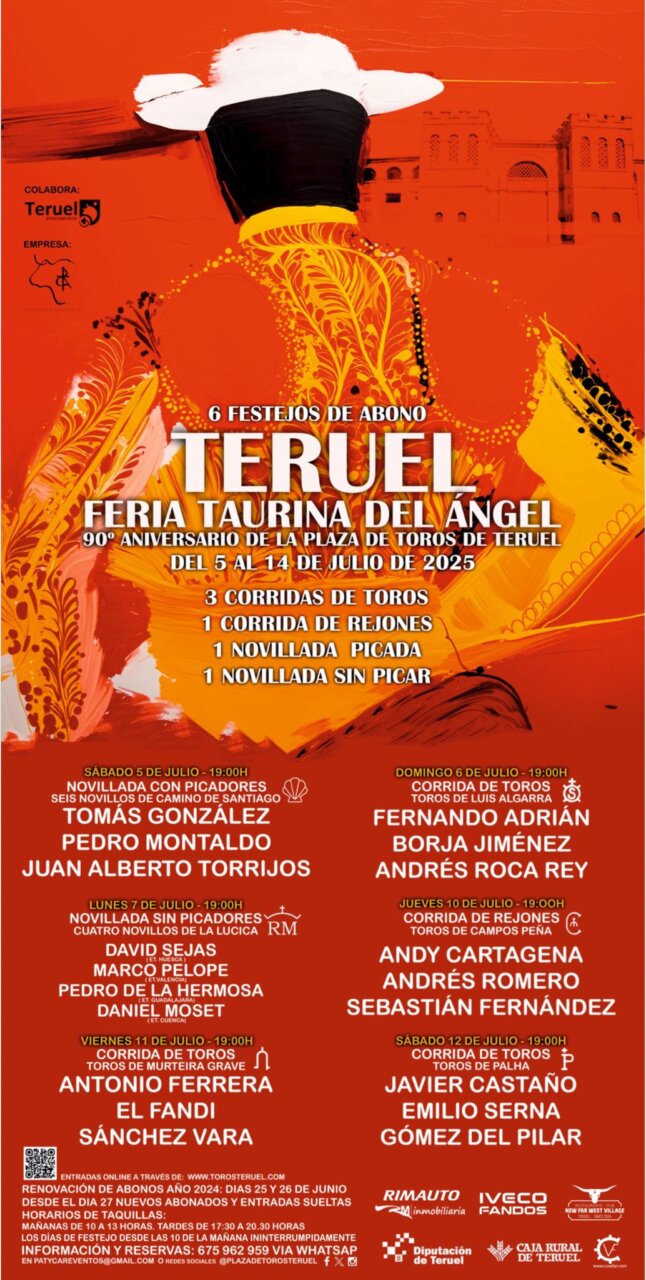 Carteles para la Feria del Ángel de Teruel - Chicuelinas y Tafalleras